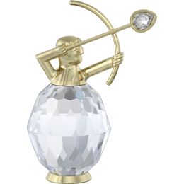 Swarovski Dekofigur "Kristallfigur Sammelfigur Zodiac Schütze", B/H/T: 2,25cm x 4,8cm x 3,6cm, gold, Metall, Swarovski Kristall, B:2,25cm H:4,8cm