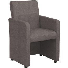 Cocktailsessel Home Affaire, B:60cm H:90cm T:59cm, braun, Luxus-Microfaser;Kunstleder;Microfaser, Sessel, "Bologna", in verschiedenen Farben und