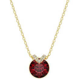 Swarovski Damen Kette mit Anhänger "Halskette Bella V", Metall, L: 43, rot, Metall, Halsketten, mit Swarovski Kristall