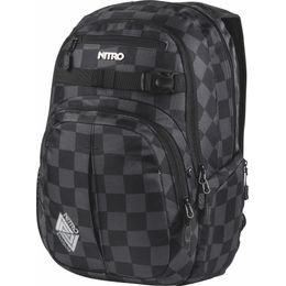 Nitro Kinder Schulrucksack "Chase", grau, Basic, Rucksäcke, Alltagsrucksack, Rucksack für Freizeit, Schule, Arbeit und Reise