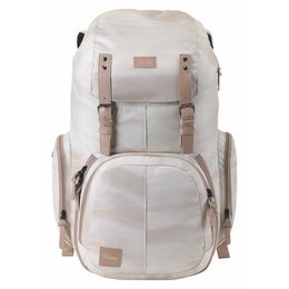 Nitro Kinder Laptoprucksack "Weekender", beige, Rucksäcke, Reiserucksack mit Laptopfach, Schulrucksack, Wanderrucksack