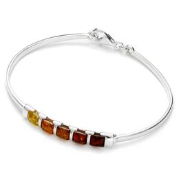 OSTSEE-SCHMUCK Damen Armreif "OSTSEE-SCHMUCK Armreif Rosika Armreif Rosika", 19,5-21,5, Silber 925 (Sterlingsilber), silber, Silber 925