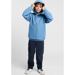 Jack Wolfskin Jungen Outdoorjacke "FLAZE JACKET K", blau, Gr. 116, OBERSTOFF: 100% POLYESTER Futter: 100% POLYESTER, Jacken