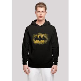 F4NT4STIC Herren Kapuzenpullover "DC Comics Batman Logo", schwarz, Gr. L, Obermaterial: 50% Baumwolle, 50% Polyester, Pullover, Print