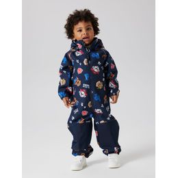 name it Jungen Overall "NMMALFA08 PAWPATROL SOFTSHELL NOOS CPLG", blau, Gr. 110, bedruckt, Softshell, Obermaterial: 94% Polyester, 6% Elasthan,