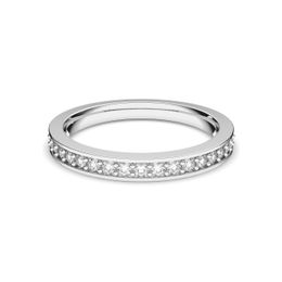 Swarovski Damen Fingerring "Matrix Tennis", 55, Metall, silber, Metall, Fingerringe, mit Swarovski Kristall