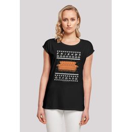 F4NT4STIC Damen T-Shirt "FRIENDS TV Serie Isle Couch", schwarz, Gr. 4XL, Obermaterial: 100% Baumwolle, Shirts, Damen,Premium Merch,Regular-Fit,Kurze