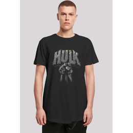 F4NT4STIC Herren T-Shirt "Marvel Superhelden Hulk Punch Logo'", schwarz, Gr. M, Obermaterial: 100% Baumwolle, Shirts, Print