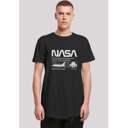 F4NT4STIC Herren T-Shirt "NASA Classic Space Shuttle Black", schwarz, Gr. M, Obermaterial: 100% Baumwolle, Shirts, Herren,Premium