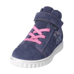 Ricosta M&auml;dchen Sneaker "Ricosta Sneaker Veloursleder", Gr. 31, blau, Veloursleder, Schuhe
