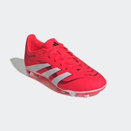Mädchen Fußballschuh "PREDATOR CLUB KIDS FG/MG", adidas Performance, Gr. 36, rot, Synthetik, Schuhe, für Rasenplätze