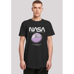 F4NT4STIC Herren T-Shirt "NASA Shuttle Orbit'", schwarz, Gr. S, Obermaterial: 100% Baumwolle, Shirts, Print