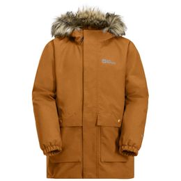 Jack Wolfskin Mädchen 3-in-1-Funktionsparka "COSY BEAR 3IN1 PARKA G", braun, Gr. 152, Außenjacke: OBERSTOFF 100% POLYESTER, 1.FUTTER 100% POLYESTER