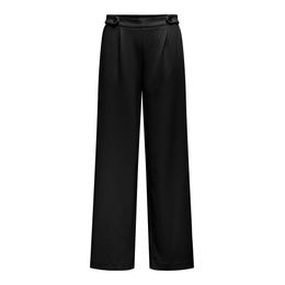 Only Damen Anzughose "ONLCAROLINA LIFE HW WIDE PANT CC TLR", schwarz, Gr. 36, unifarben, Web, Obermaterial: 98% Polyester, 2% Elasthan, Hosen