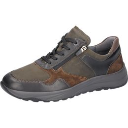 Waldl&auml;ufer WALDL&Auml;UFER Herren Schn&uuml;rschuh "K-JOHN", Gr. 7, braun, Nappaleder, Nubukleder, Veloursleder, Schuhe, Komfortschuh, Halbschuh, Sneaker in Extraweite K