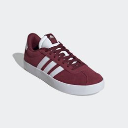 Herren Sneaker "VL COURT 3.0", adidas Sportswear, Gr. 44,5, rot, Leder, Synthetik, Schuhe, inspiriert vom Design des adidas samba