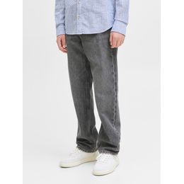 Jack & Jones Jungen Relax-fit-Jeans "JJICHRIS JJORIGINAL SBD 444 SN JNR", schwarz, Gr. 128, JACK & JONES JUNIOR, unifarben, Denim/Jeans, Obermaterial: 100%