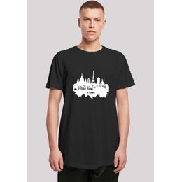 F4NT4STIC Herren T-Shirt "PARIS SKYLINE LONG TEE", schwarz, Gr. XXL, Obermaterial: 100% Baumwolle, Shirts, Print