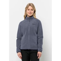 Jack Wolfskin Damen Fleecejacke "MOONRISE FZ W", grau, Gr. XS, OBERSTOFF 100% POLYESTER LINING 100% POLYESTER, Jacken