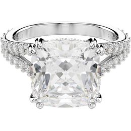 Swarovski Damen Fingerring "Schmuck Geschenk Stilla Ring", 52, Metall, silber, Metall, Fingerringe, mit Swarovski Zirkonia (synth.)