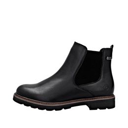 Remonte Damen Chelseaboots, Gr. 38, schwarz, Elastischer Einsatz, Leder, unifarben, Schuhe, Winterstiefelette, Klassik-Boots mit wasserabweisender