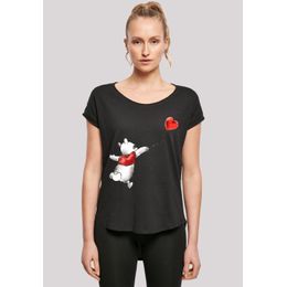 F4NT4STIC Damen T-Shirt "Winnie Puuh Luftballon Disney", schwarz, Gr. XS, Obermaterial: 100% Baumwolle, Shirts, Premium Qualit&auml;t