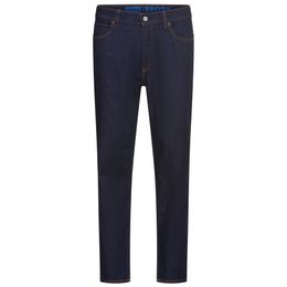HUGO BLUE Herren Tapered-fit-Jeans "Brody", blau, Gr. 31, Denim/Jeans, Obermaterial: 99% Baumwolle, 1% Elasthan, Jeans, mit Stone-washed-Finish