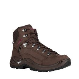 Lowa Damen Wanderschuh "RENEGADE GORE-TEX MID WS", Gr. 40, braun, Leder, Schuhe, wasserdicht