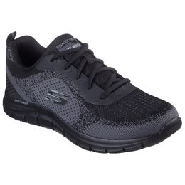Skechers Herren Sneaker "TRACK-GLENDOR", Gr. 47,5, schwarz, Synthetik, Textil, unifarben, Schuhe, Trainingsschuh, Schnürschuh, Freizeitschuh mit