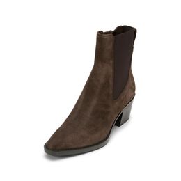 Marc O'Polo MARC O'POLO Damen Stiefel "mit Innenreißverschluss", Gr. 41, braun, Obermaterial: 100% Leder (Rind), Schuhe