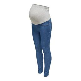 Only Maternity Damen Umstandsjeans "OLMRAIN LIFE REG SK JEGGING MBD DNM NOOS", blau, Gr. L, Denim/Jeans, Obermaterial: 53% Viskose, 29% Baumwolle,