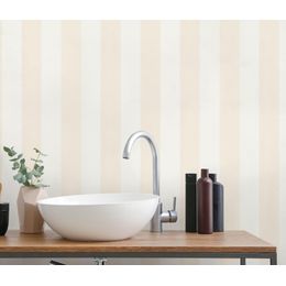 Vliestapete Erismann "PVC-freie Vliestapete DYLIS", gold, B:0,53m H:0,09m L:10,05m, Vlies, Tapeten, Phthalate frei