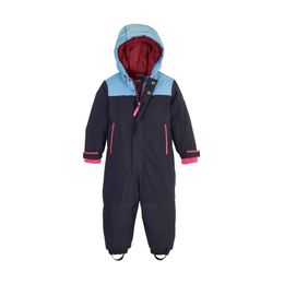 Overall "FIOW 11 MNS ONPC", Kinder, Gr. 110/116, blau (navy), Oberstoff: 100% Polyester, Futter: 100% Polyester, Wattierung: 100% Polyester, FIRST INSTINCT BY Killtec, Overalls, Wasserdichter Overall mit 10.000 mm Wassersäule und Reflexdetails