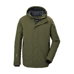 G.I.G.A. by Killtec Funktionsjacke "GW 11 MN JCKT", Herren, Gr. L, grün (olivgrün), Oberstoff: 100% Polyester (recycelt), Futter: 100% Polyester (recycelt), Füllung: 100% Polyester (recycelt), G.I.G.A. DX BY KILLTEC, Jacken, Wasserdichte, atmungsaktive Winterjacke mit verstellbarer Kapuze