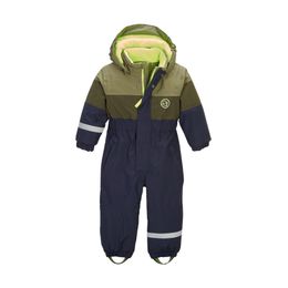 Overall "FIW 39 MNS ONPC", Jungen, Gr. 110/116, Normalgrößen, blau (navy), Obermaterial: 100% Polyester;Futter: 100% Polyester;Füllung: 100% Polyester, FIRST INSTINCT BY Killtec, Overalls, Wasserdichter Skioverall mit Fleece, Kinnschutz und Reflexelementen