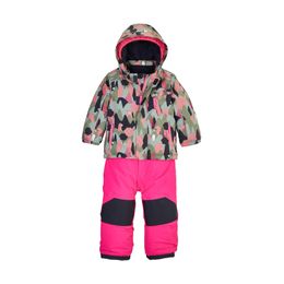 Skianzug "FISW 32 MNS JCKT AND PNTS", Kinder, Gr. 122/128, pink (hellpink), Oberstoff: 100% Polyester, Futter: 100% Polyester, Wattierung: 100% Polyester, FIRST INSTINCT BY Killtec, Sportlich, Sportanzüge, 3-in-1 Skioverall, Camouflage, reflektierend, wasser- und winddicht