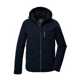 G.I.G.A. by Killtec Funktionsjacke "GW 64 MN JCKT", Herren, Gr. XXL, blau (navy), Oberstoff: 88% Polyester, 12% Baumwolle, Futter: 100% Polyester, Wattierung: 100% Polyester, G.I.G.A. DX BY KILLTEC, Sportlich, Jacken, Wasserfeste, atmungsaktive Winterjacke mit verstellbarer Kapuze