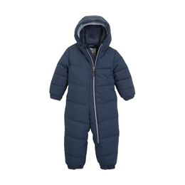 Overall "FIOW 20 MNS QLTD ONPC", Kinder, Gr. 122/128, blau (dunkelblau), Oberstoff: 100% Polyester, Futter: 100% Polyester, Wattierung: 100% Polyester, FIRST INSTINCT BY Killtec, Sportlich, Overalls, Steppoverall mit Kapuze, 10.000 mm Wassersäule, Teddyfell innen