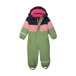 Overall "FIW 39 MNS ONPC", Kinder, Gr. 110/116, grün (grasgrün), Oberstoff: 100% Polyester, Futter: 100% Polyester, Füllung: 100% Polyester, FIRST INSTINCT BY Killtec, Overalls, Wasserdichter Skioverall mit Fleece, Kinnschutz und Reflexelementen