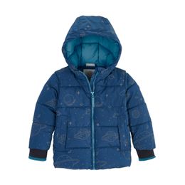 Steppjacke "FIOW 23 MNS QLTD JCKT", Kinder, Gr. 110/116, blau (ocean), Oberstoff: 100% Polyester, Futter: 100% Polyester, Wattierung: 100% Polyester, FIRST INSTINCT BY Killtec, Jacken, Winddichte Steppjacke mit 10.000 mm Wassersäule und Kinnschutz