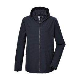 G.I.G.A. by Killtec Funktionsjacke "GS 80 MN JCKT", Herren, Gr. L, blau (navy), Oberstoff: 100% Polyester, Futter: 100% Polyester (recycelt), G.I.G.A. DX BY KILLTEC, Sportlich, Jacken, Herrenjacke wasserdicht 8.000 mm, Kapuze, verstellbar