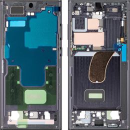 Samsung Mittelrahmen für Galaxy S23 Ultra S918, Phantom Schwarz, Mobilgerät Ersatzteile, Schwarz
