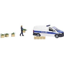 Busch H0 Action Set Hanf-Razzia Bausatz