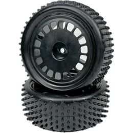 Absima 1:10 Buggy Räderset "Mini Pin" vorne schwarz (2)