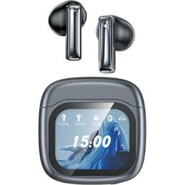 Awei Słuchawki bezprzewodowe TP100 ENC Bluetooth 5.4 TWS + stacja dokująca czarny (6 h, Kabellos), Kopfhörer, Schwarz