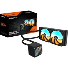 Gigabyte GME 240 Wasserkühlung für AMD und Intel CPU Schwarz, CPU Wasserkühler, Schwarz