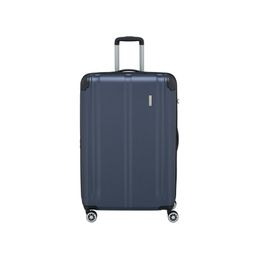 Travelite City - 4-Rollen-Trolley erw. L 77 cm (rot) in marine | Gr.: onesize