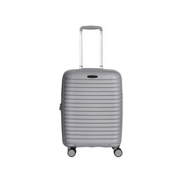 d&n D&N Travel Line 4500+ - 4-Rollen-Kabinentrolley S 55 cm erw. (schwarz) in grau | Gr.: onesize