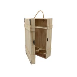 UNUS Weinkiste aus Holz rustikal in Braun | Gr.: onesize