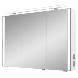 Pelipal S26 Spiegelschrank mit seitl. LED Lichtprofil 100 x 17 x 70 cm, Modul rechts außen